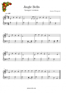 Jingle Bells - Easy & Intermediate Piano Sheet Music