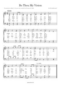 Be Thou My vision Piano Sheet Music
