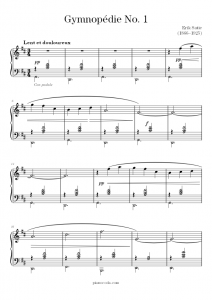 Gymnopédie No. 1 PDF Sheet Music