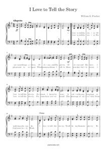 I Love to Tell the Story Piano Sheet Music