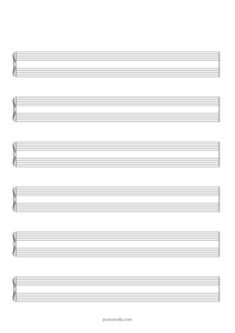 Free Printable Blank Sheet Music in PDF