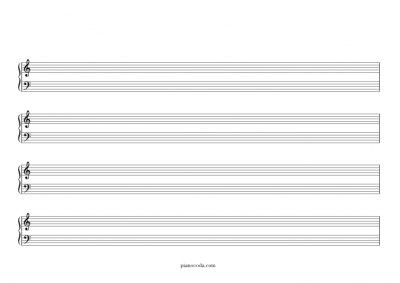 Free Printable Blank Sheet Music in PDF