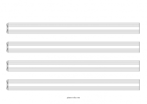 Free Printable Blank Sheet Music in PDF