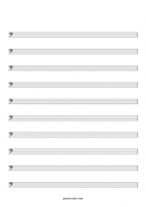 Free Printable Blank Sheet Music in PDF