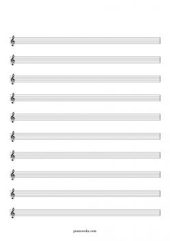 Free Printable Blank Sheet Music in PDF