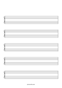 Free Printable Blank Sheet Music in PDF