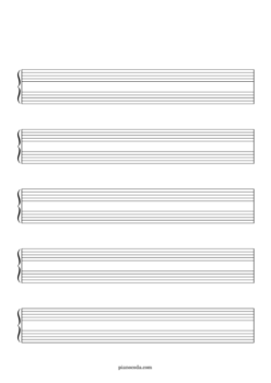 Free Printable Blank Sheet Music in PDF