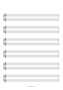 Free Printable Blank Sheet Music in PDF