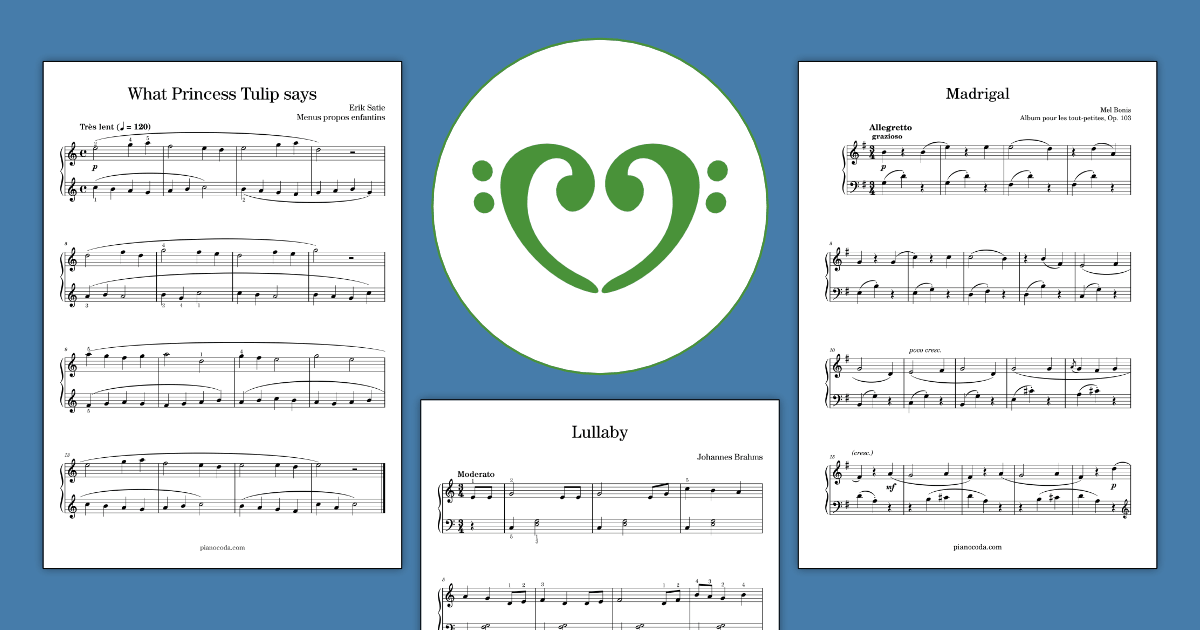 Free Easy Piano Sheet Music for Beginners in PDF