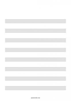 Free Printable Blank Sheet Music in PDF