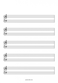 Free Printable Blank Sheet Music in PDF