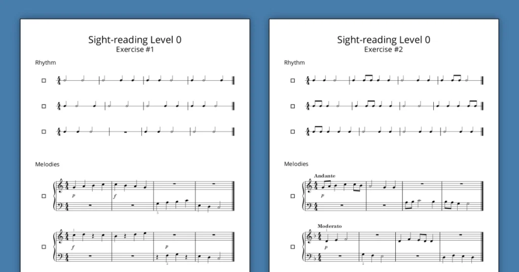 Sight-reading Tips for Beginners + Free Practice Sheets